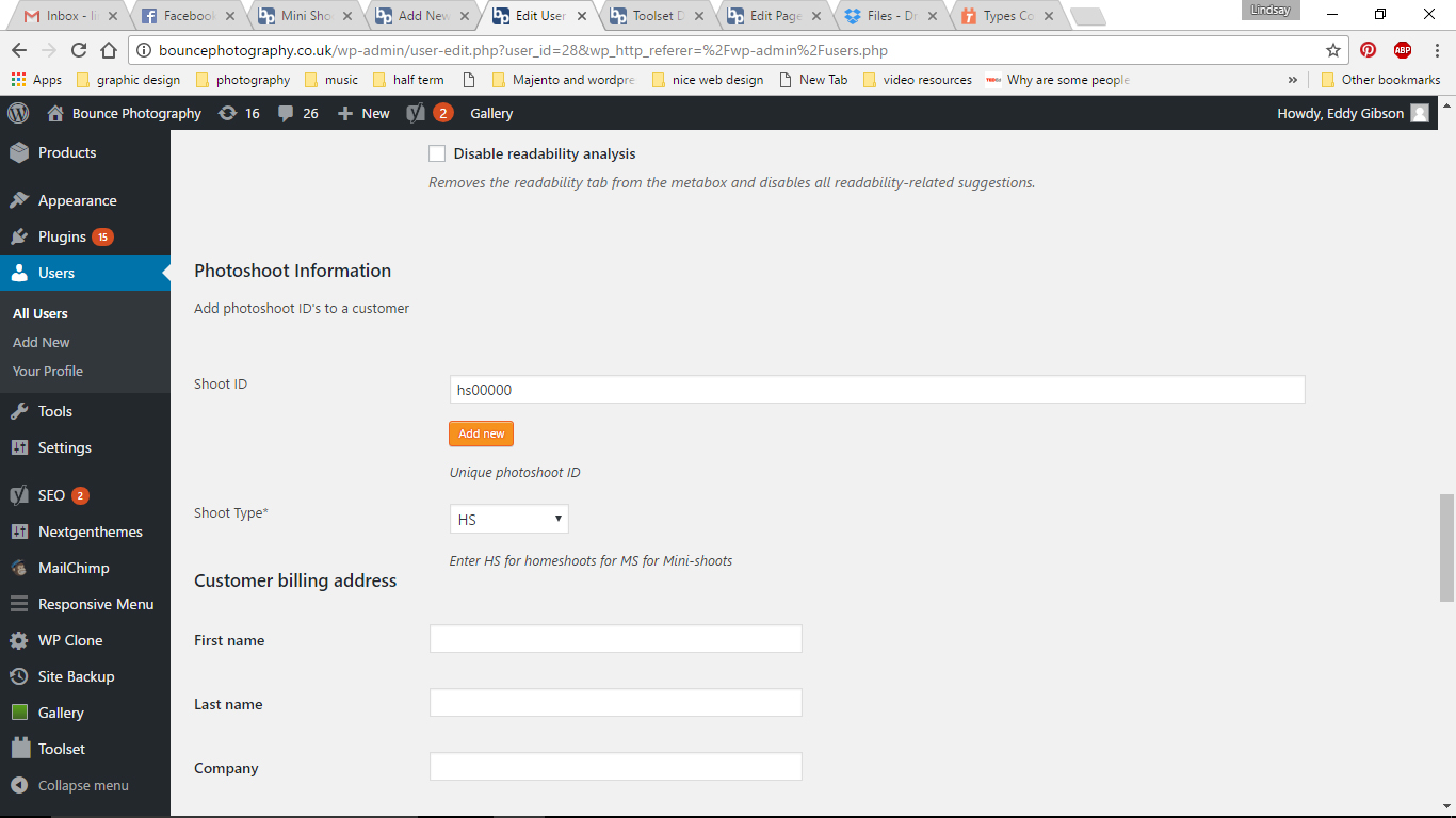 Adding new user fields to the WP 'Add new user' page - Toolset